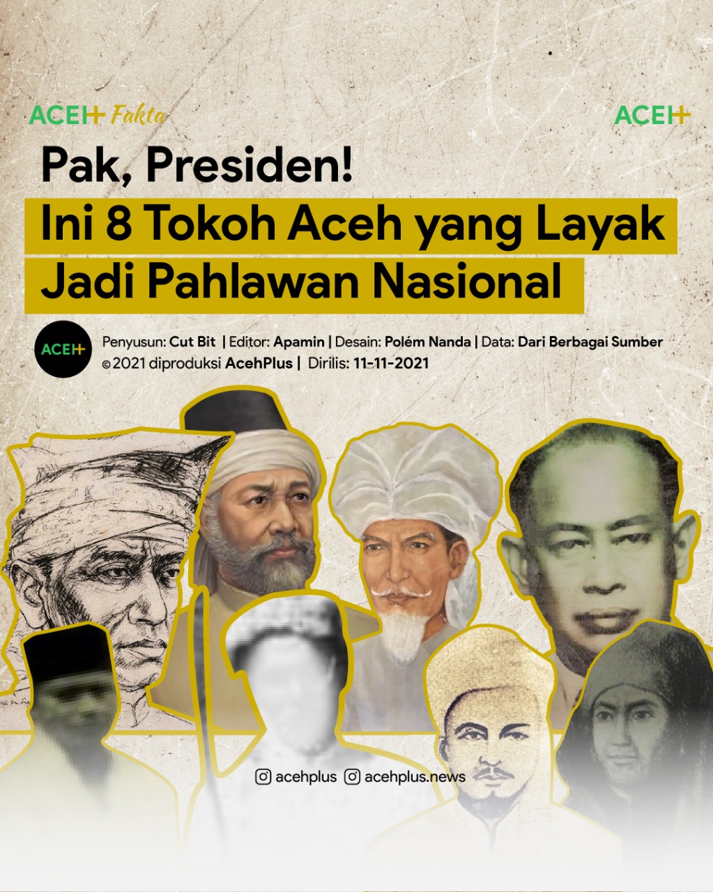 8 Tokoh ini Layak Jadi Pahlawan Nasional asal Aceh - Good News From Aceh